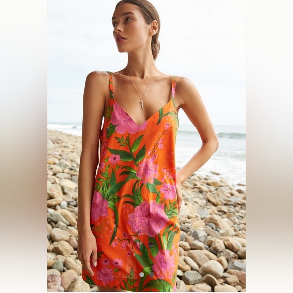 FARM Rio | Swim | New Farm Rio Romantic Garden Reversible Wrap Cover Up ...